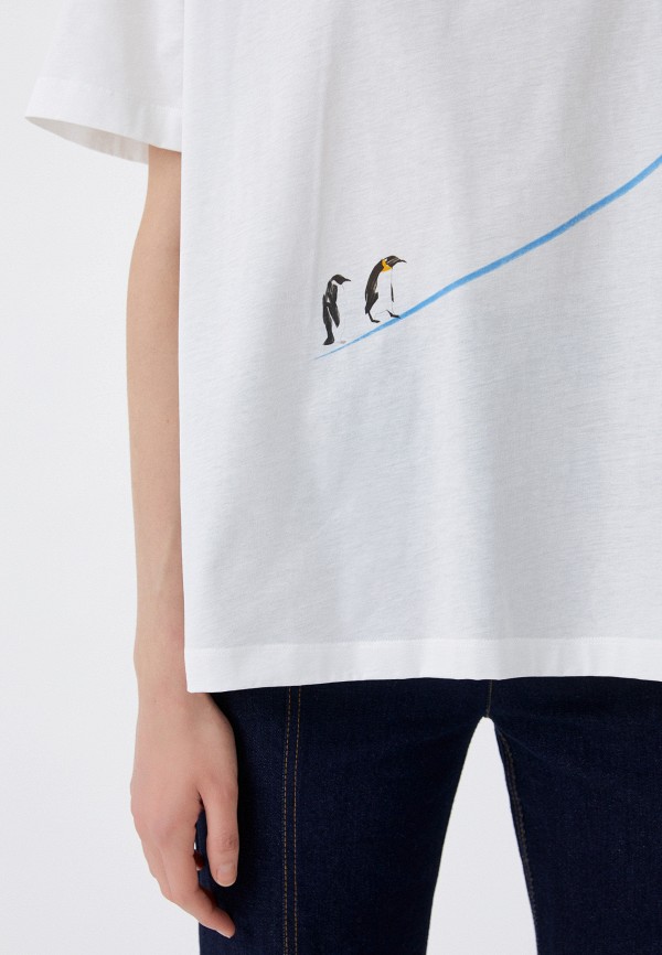 Футболка Vika Gazinskaya VIKA 2.0 PROTECT THE ANTARCTICA, цвет: белый ...