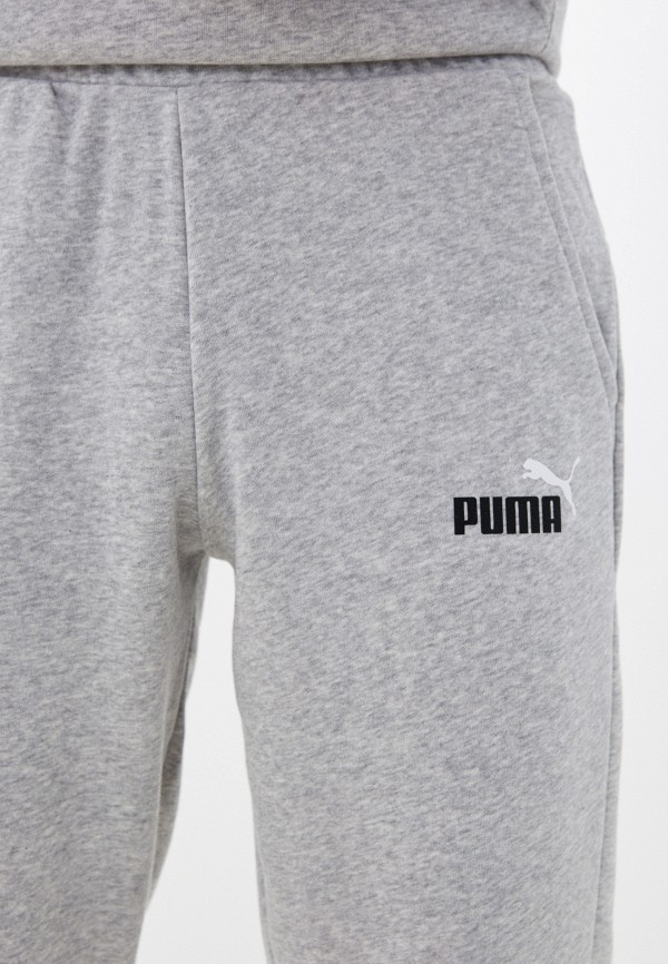 Брюки спортивные PUMA ESS+ 2 Col Logo Pants TR cl Light Gray H, цвет ...