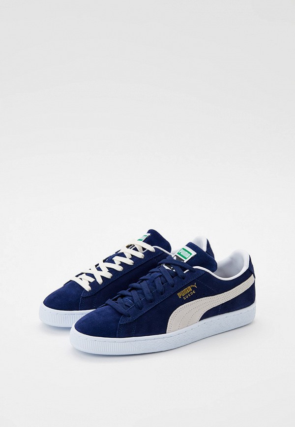 Кеды PUMA Suede Classic XXI Peacoat-Puma White, цвет: синий ...