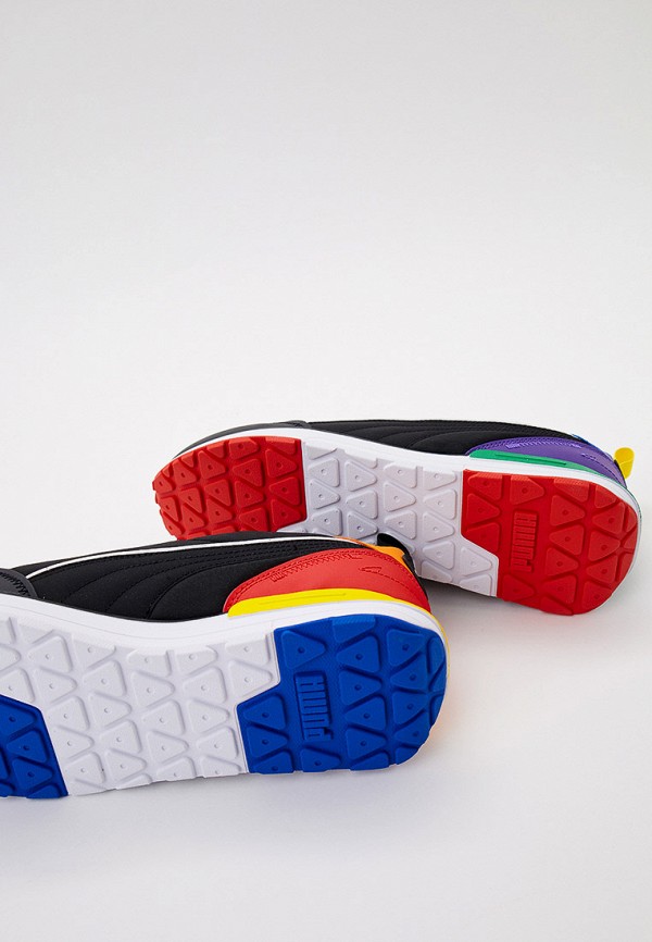 Кроссовки PUMA PUMA R22 LIL PUMA Black-PUMA Black-Iris, цвет: черный ...