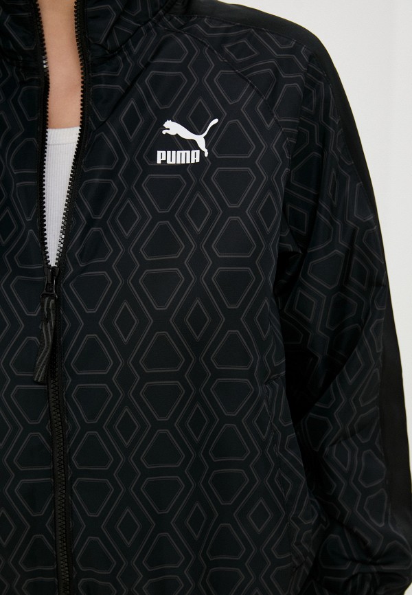 Олимпийка PUMA T7 TREND 7ETTER Woven AOP Jacket PUMA Bl, цвет: черный ...