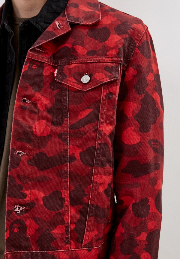 Куртка джинсовая Levi's® Bape, цвет: красный, RTLACH751501 — купить в ...