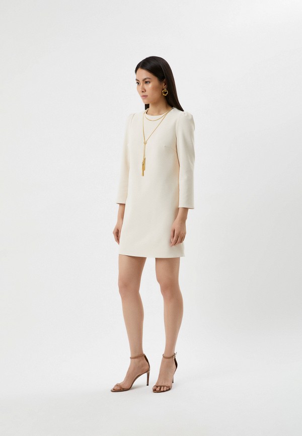 Платье Elisabetta Franchi, цвет: бежевый, RTLACI080301 — купить в ...