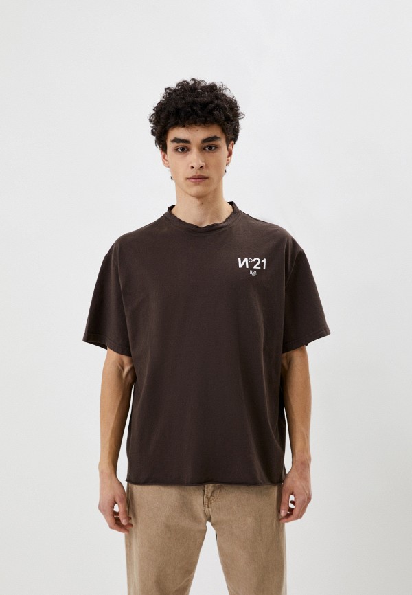 Футболка N21, цвет: коричневый, RTLACI675801 — купить в интернет ...