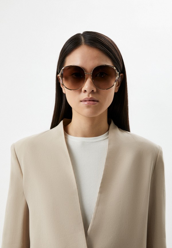 Очки солнцезащитные Gucci GG0225S 007, цвет: золотой, RTLACJ244901 ...