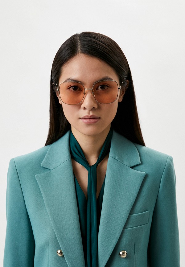 Очки солнцезащитные Gucci GG1195SK 002, цвет: золотой, RTLACJ247901 ...