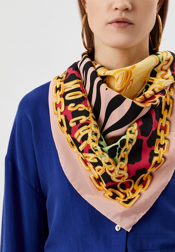 Платок Moschino, цвет: розовый, RTLACJ307201 — купить в интернет ...