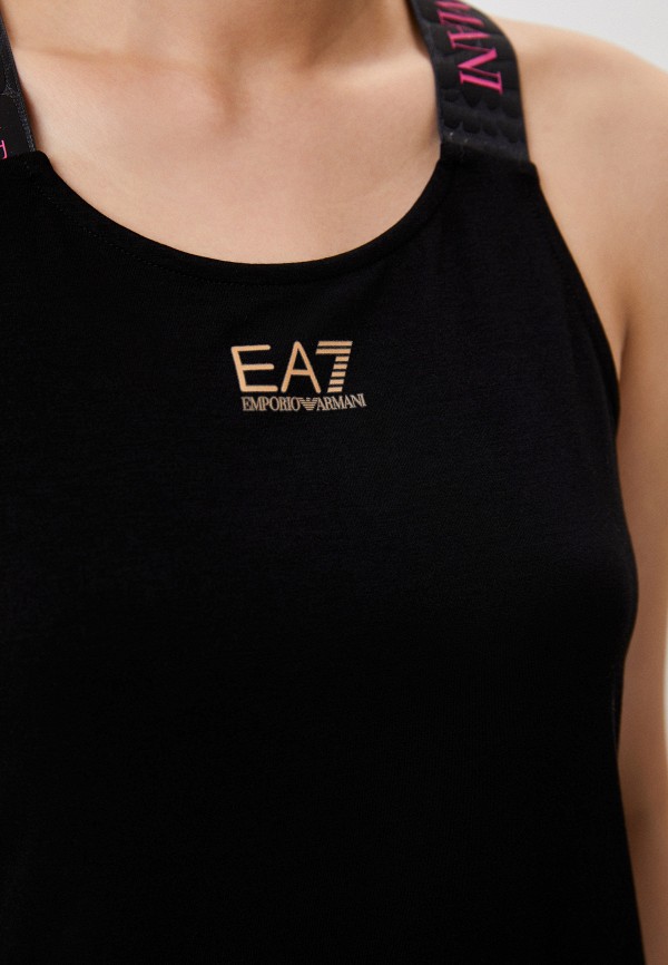 Майка спортивная EA7, цвет: черный, RTLACJ382001 — купить в интернет ...