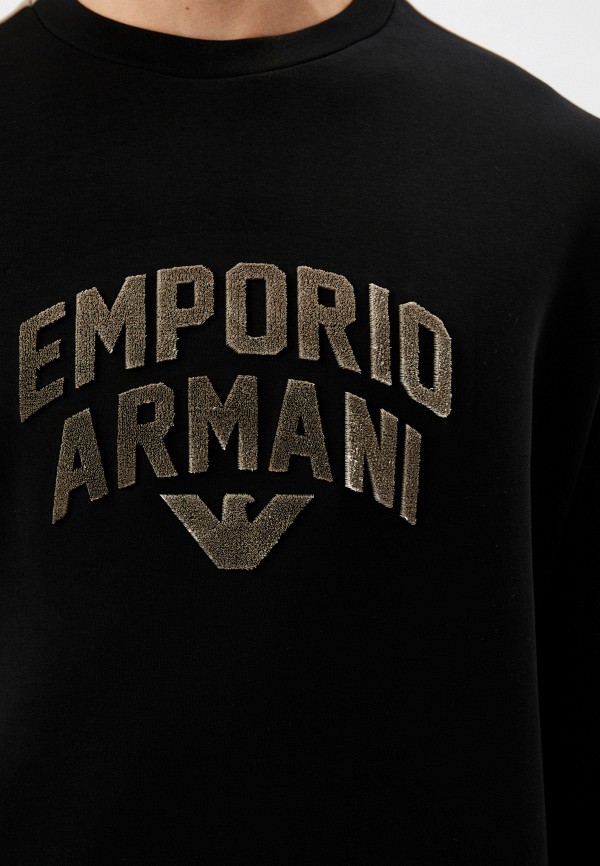 Свитшот Emporio Armani, цвет: черный, RTLACJ627001 — купить в интернет ...