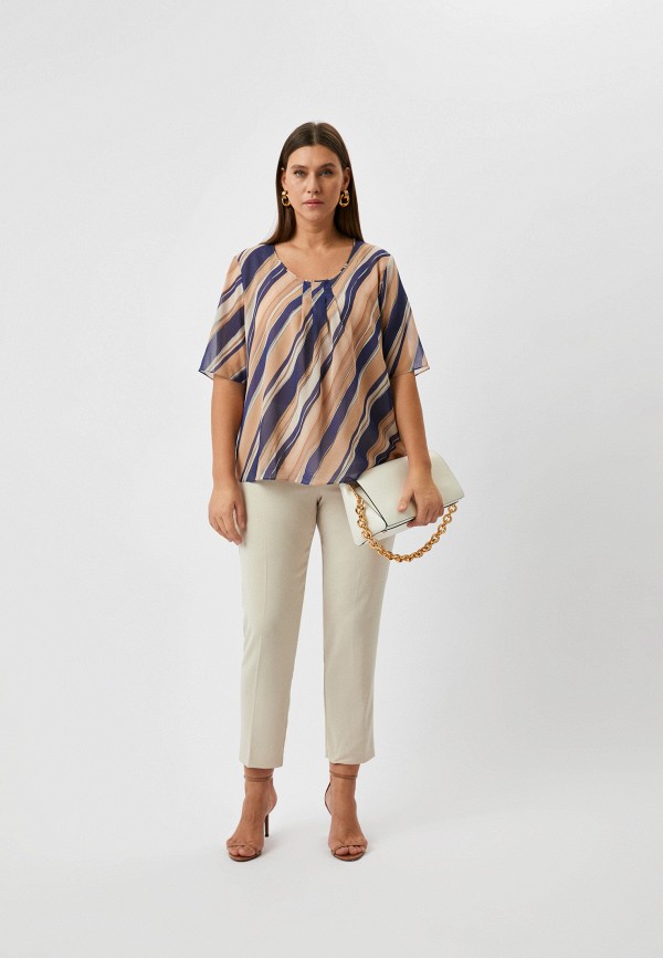 Брюки Persona by Marina Rinaldi REGINA, цвет: бежевый, RTLACJ688401 ...