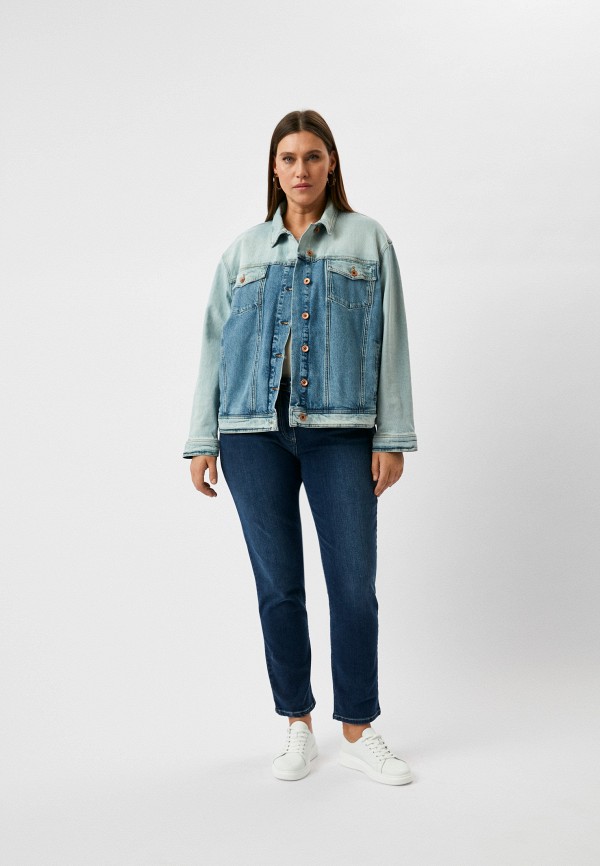 Куртка джинсовая Marina Rinaldi Sport CALA, цвет: синий, RTLACJ692901 ...