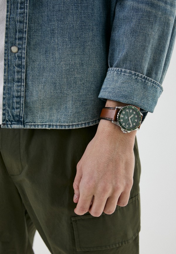 Часы Fossil FS5946, цвет: коричневый, RTLACJ981601 — купить в интернет ...