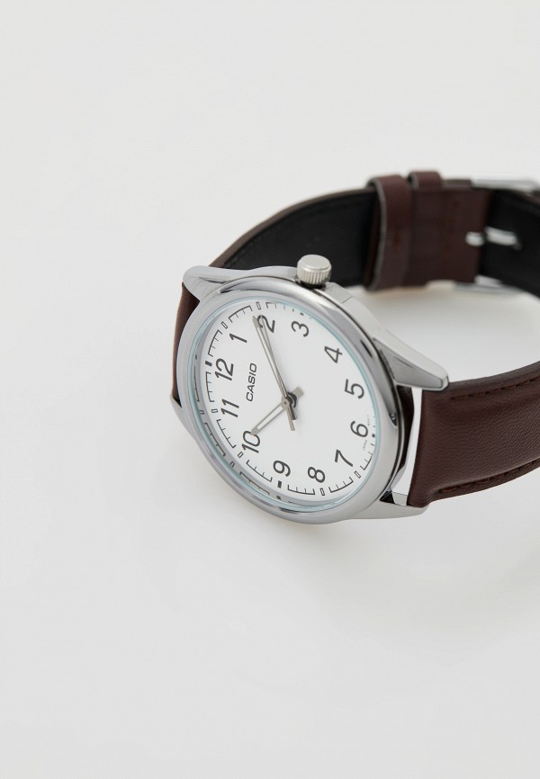 Часы Casio Mtp V005l 7b4 цвет коричневый Rtlack208802 — купить в интернет магазине Lamoda