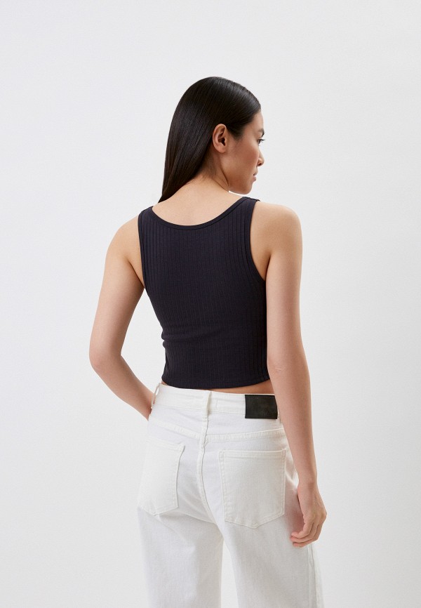 Топ UNIQLO с бра укороченная, цвет: серый, RTLACK346601 — купить в ...