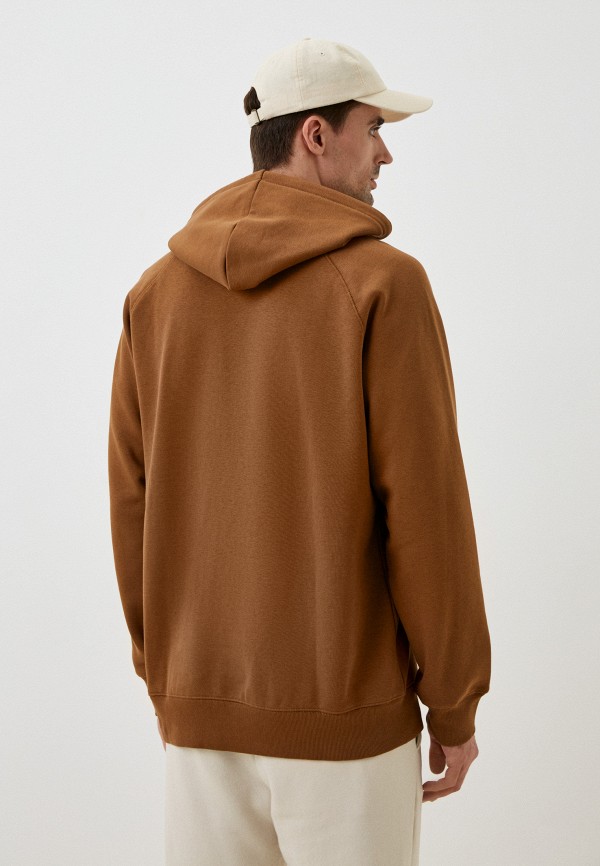 Худи Carhartt WIP, цвет: коричневый, RTLACK406401 — купить в интернет ...