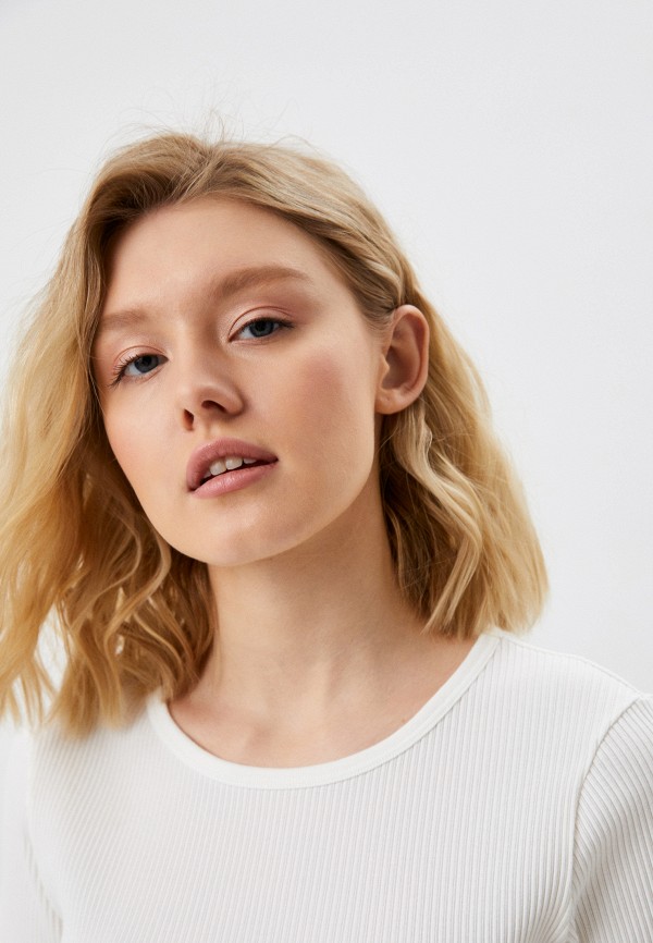 Футболка UNIQLO в рубчик, цвет: белый, RTLACK563301 — купить в интернет ...