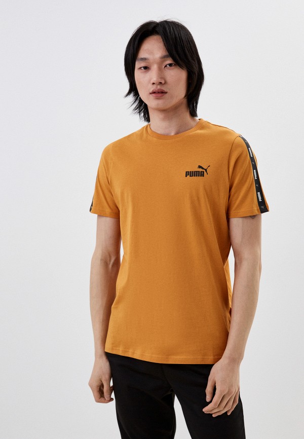 Футболка PUMA ESS+ Tape Tee Desert Clay, цвет: коричневый, RTLACK995701 ...