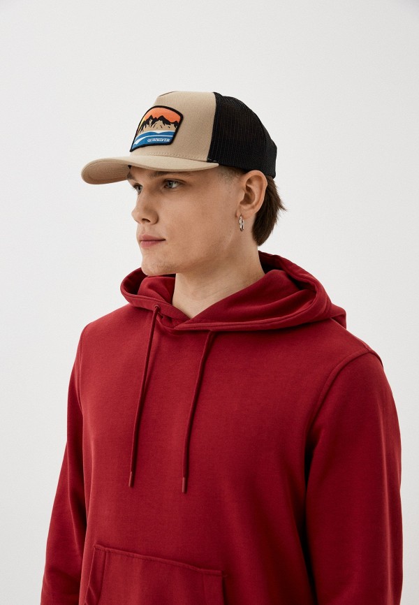 Бейсболка Quiksilver GONE FISHING HDWR CKK0, цвет: бежевый ...