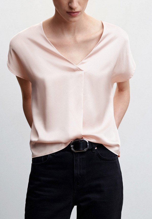 Блуза Mango BILI, цвет: розовый, RTLACL318001 — купить в интернет ...
