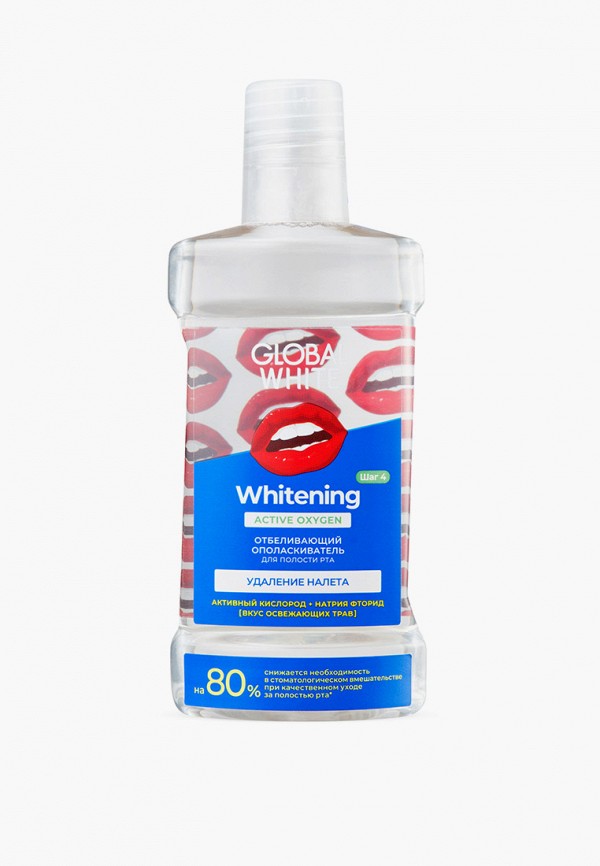 Ополаскиватель для полости рта Global White отбеливающий, цвет ...