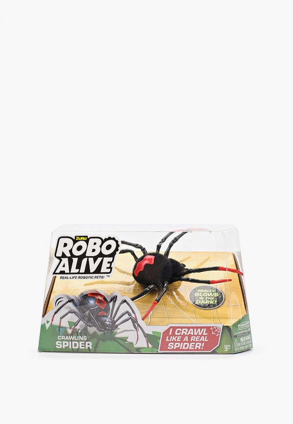 Фигурка Zuru Zuru ROBO ALIVE Интерактивная игрушка "Паук", цвет: черный ...