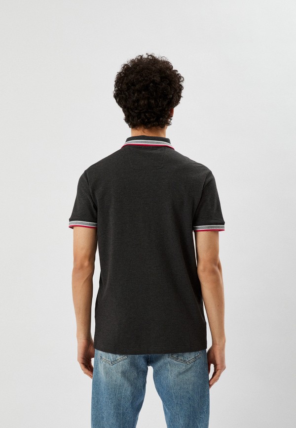 Поло Boss, цвет: серый, RTLACM126701 — купить в интернет-магазине Lamoda