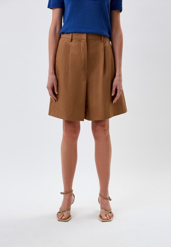 Шорты Weekend Max Mara ECUBA, цвет: коричневый, RTLACM335601 — купить в ...