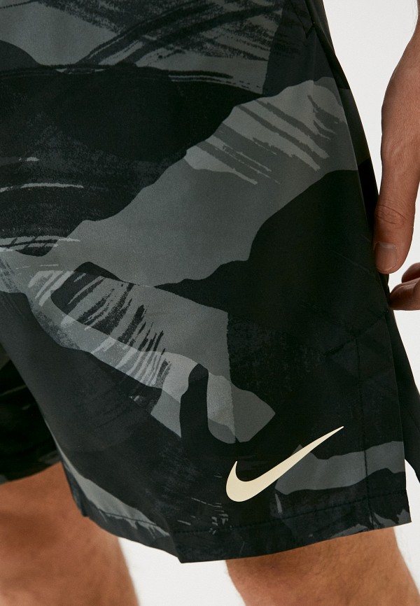 Шорты спортивные Nike M NK DF FLX WVN SHRT 9IN CAMO, цвет: черный ...