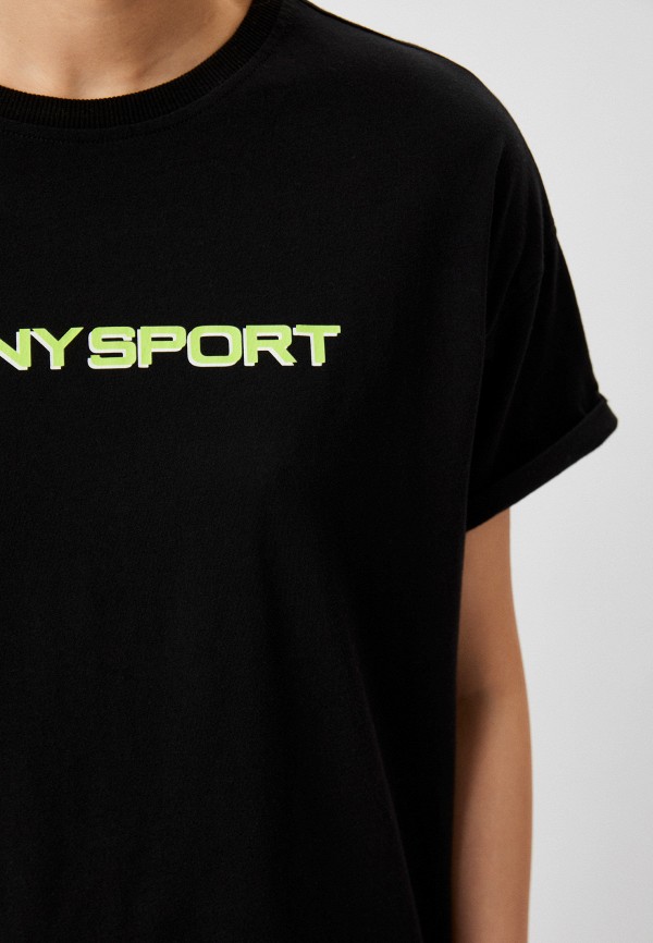 Футболка DKNY, цвет: черный, RTLACM513901 — купить в интернет-магазине ...