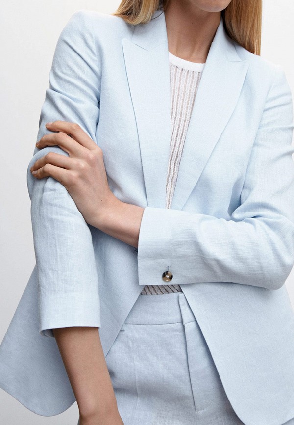 Жакет Mango BORELI, цвет: голубой, RTLACM686301 — купить в интернет ...