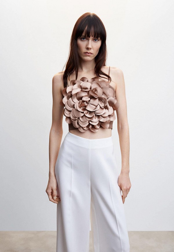 Топ Mango ROSITA, цвет: бежевый, RTLACM759001 — купить в интернет ...