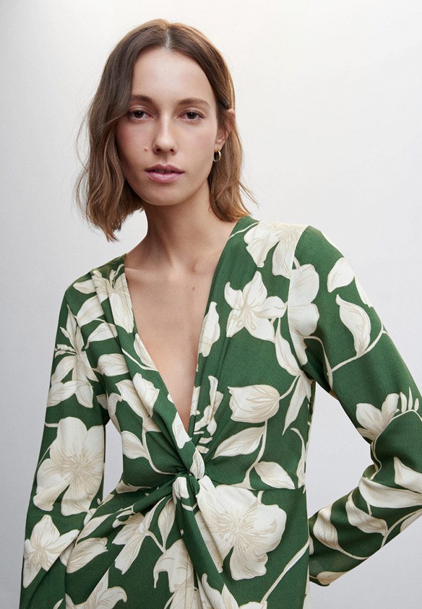 Платье Mango GRASS, цвет: зеленый, RTLACM763601 — купить в интернет ...