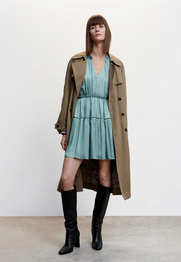 Платье Mango VERITA, цвет: бирюзовый, RTLACM770101 — купить в интернет ...