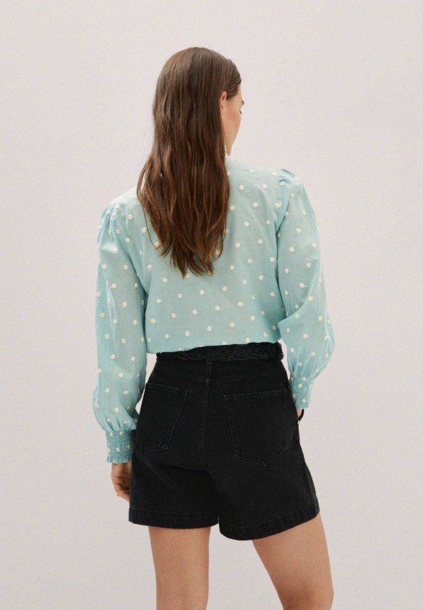 Блуза Mango MIXY, цвет: бирюзовый, RTLACM774101 — купить в интернет ...