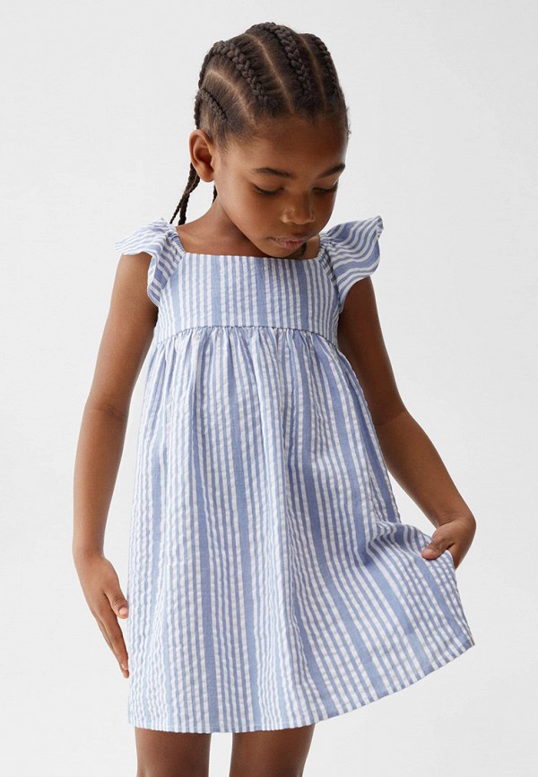 Платье Mango Kids AROA, цвет: голубой, RTLACN836801 — купить в интернет ...