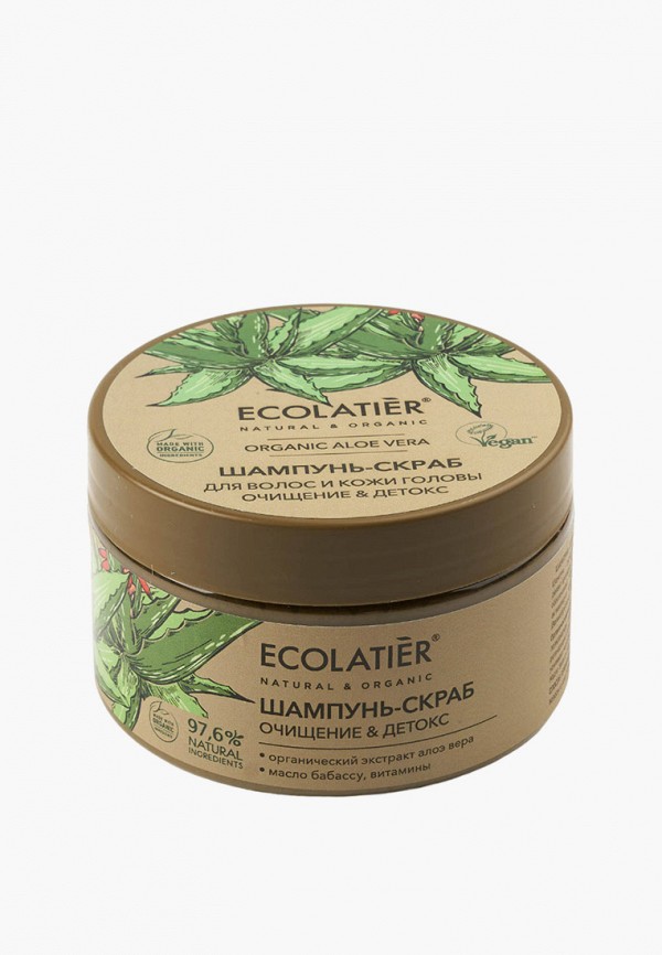Шампунь Ecolatier -скраб для волос и кожи головы "Очищение & Детокс ...