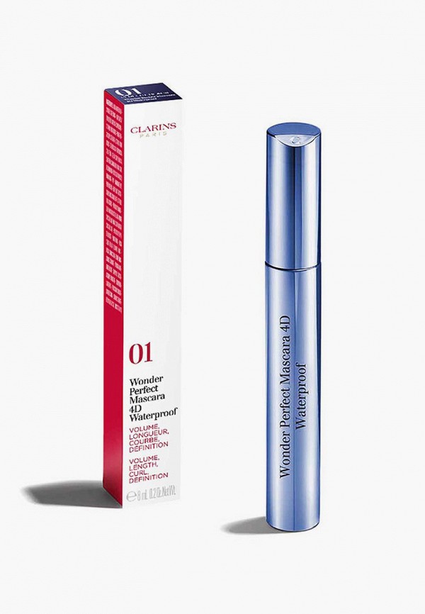 Тушь для ресниц водостойкая Clarins водостойкая, с эффектом 4D, цвет ...