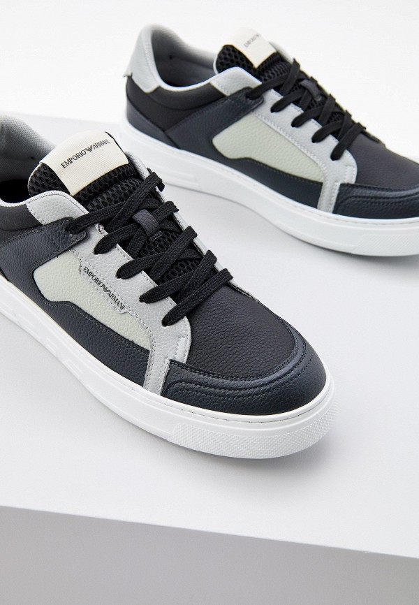 Кеды Emporio Armani, цвет: серый, RTLACO915701 — купить в интернет ...