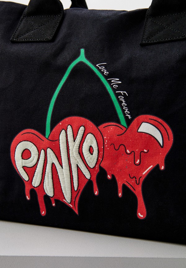 Сумка Pinko, цвет: черный, RTLACP077301 — купить в интернет-магазине Lamoda