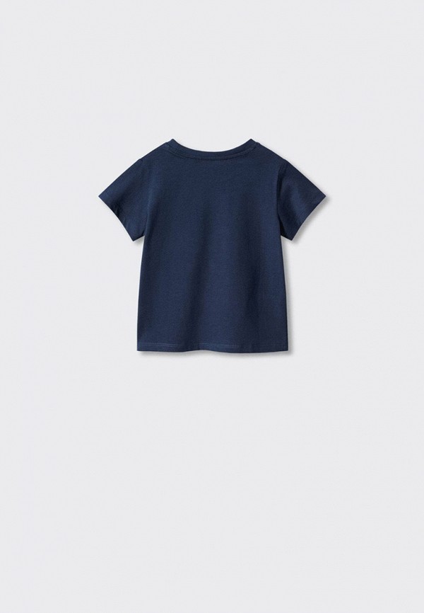 Футболка Mango Kids BASICB4, цвет: синий, RTLACP368701 — купить в ...