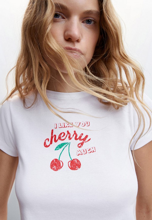 Футболка Mango CHERRY, цвет: белый, RTLACP663901 — купить в интернет ...