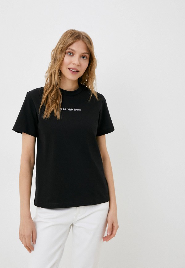 Футболка Calvin Klein Jeans, цвет: черный, RTLACQ745601 — купить в ...