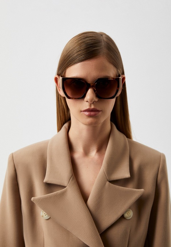 Очки солнцезащитные Prada PR 15WS 01R0A6, цвет: коричневый, RTLACR530001 — купить в интернет ...