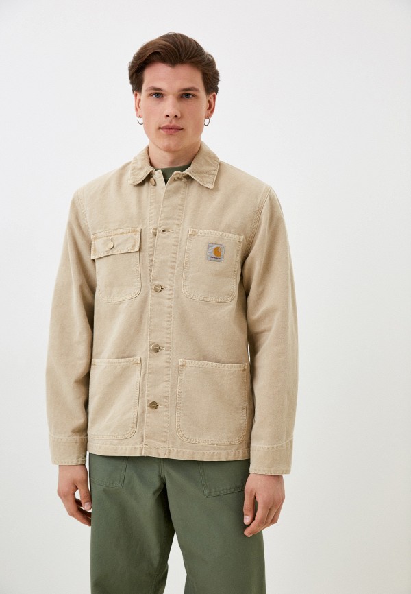 Куртка Carhartt WIP, цвет: бежевый, RTLACR684301 — купить в интернет ...