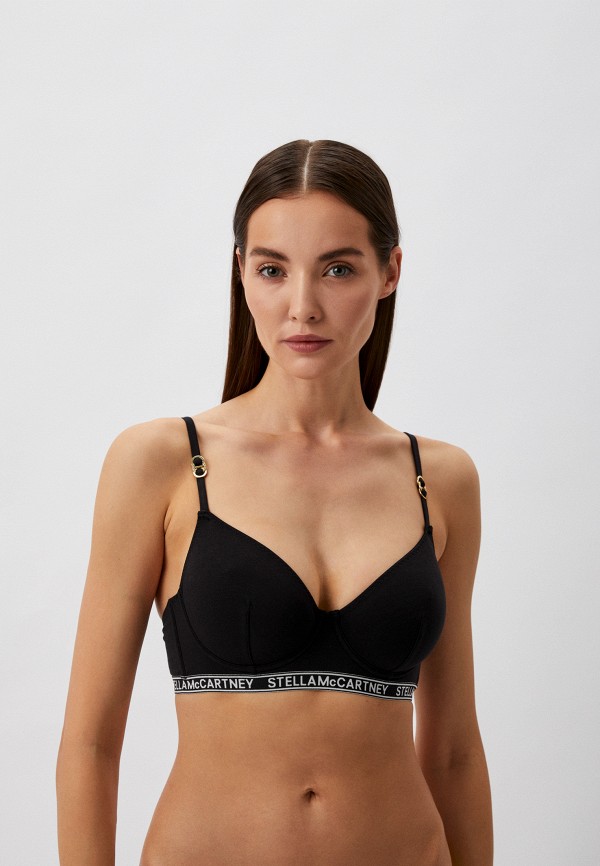 Бюстгальтер Stella McCartney, цвет: черный, RTLACR828801 — купить в ...