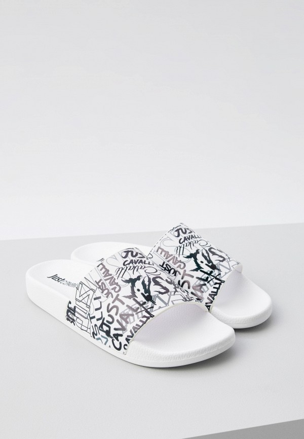 Сланцы Just Cavalli, цвет: белый, RTLACR864301 — купить в интернет ...