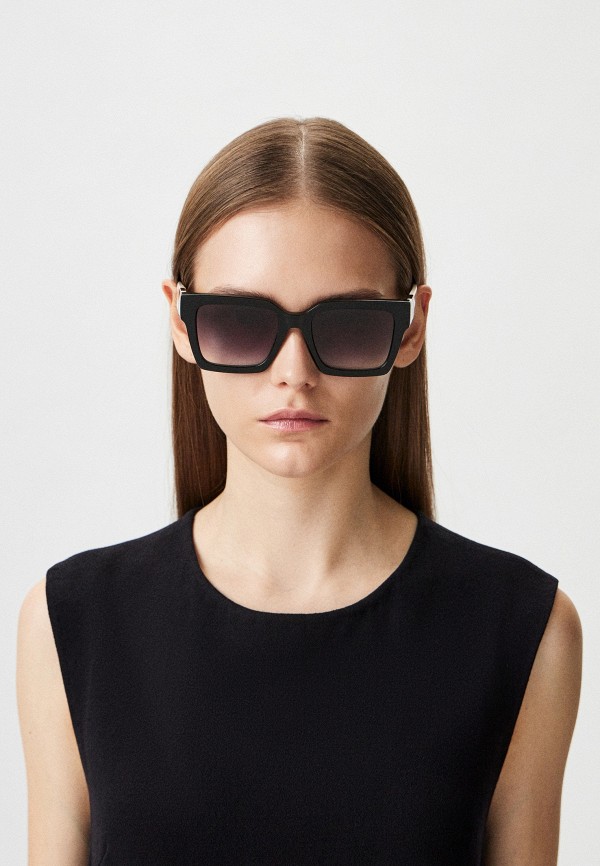 Очки солнцезащитные Karl Lagerfeld KL6057S 004, цвет: черный ...