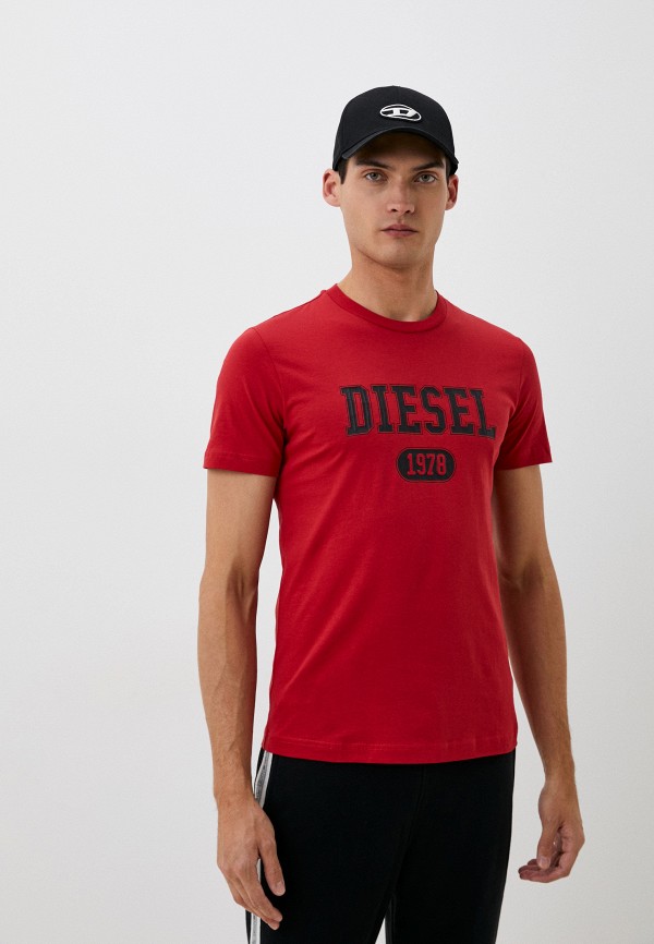 Футболка Diesel, цвет: красный, RTLACS256701 — купить в интернет ...