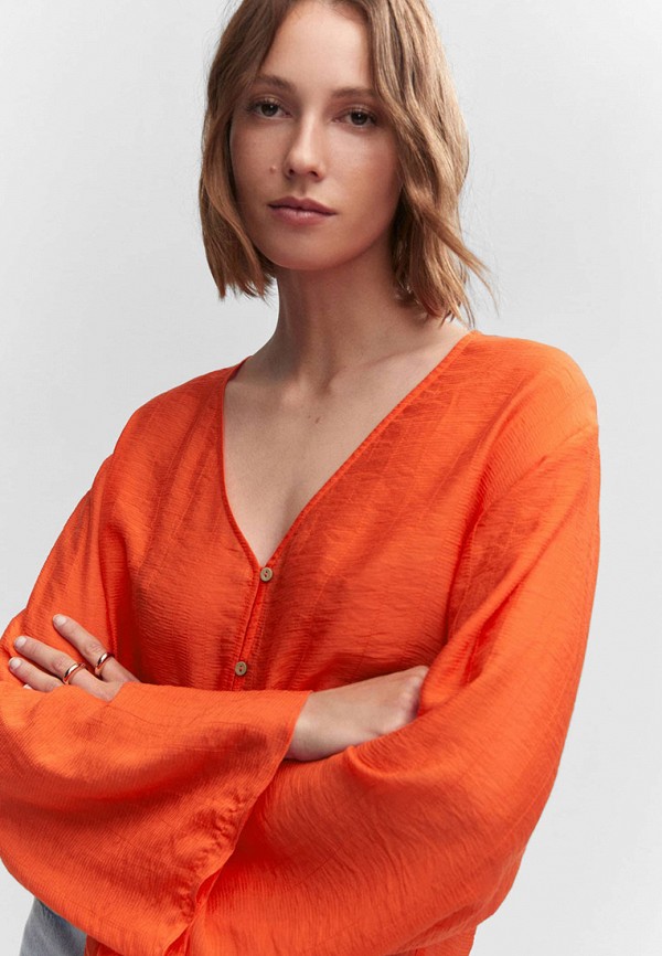 Блуза Mango MOLA, цвет: оранжевый, RTLACS365801 — купить в интернет ...