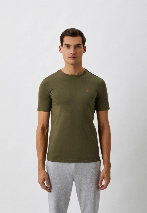 Футболка Aeronautica Militare, цвет: хаки, RTLACS503801 — купить в ...